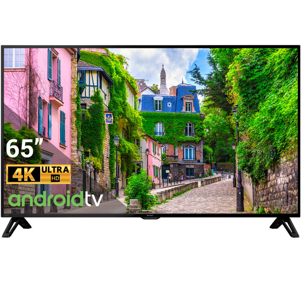Android Tivi Sharp 65 Inch 4T-C65CK1X 4K - Điện Máy Thuận Thành
